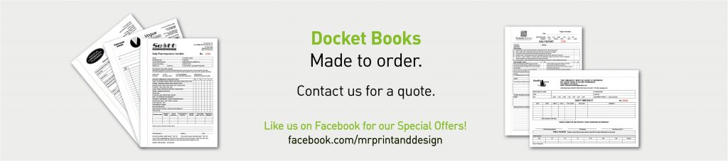 Docket Books | Mr Print Design